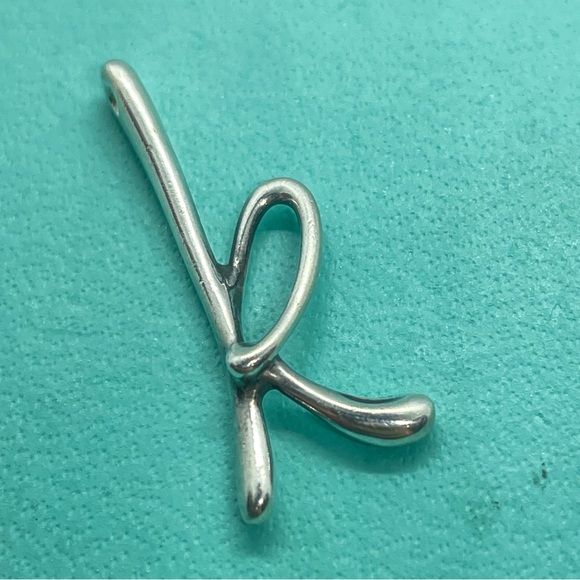 Tiffany & Co. | Jewelry | Tiffany Co Elsa Peretti Cursive Letter K ...